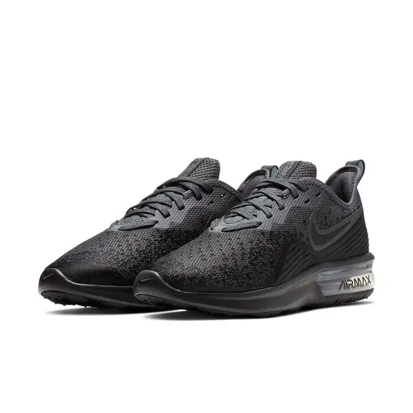Nike Max Sequent 4 Low Top Sneakers - Black/anthracite