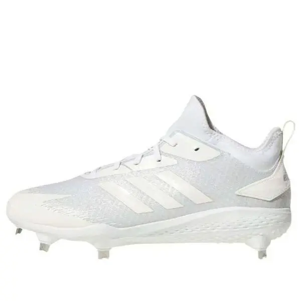 Adidas Adizero Afterburner 5 Dipped Athletic Cleats - White/grey
