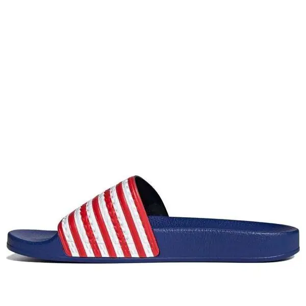 Adidas Adilette Slides Usa Flag - Red/white/blue