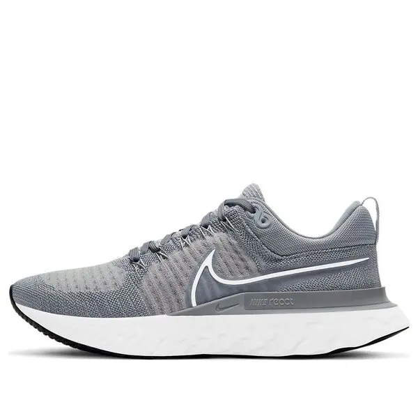 Nike React Infinity Run Flyknit 2 Sneakers - Gray/white