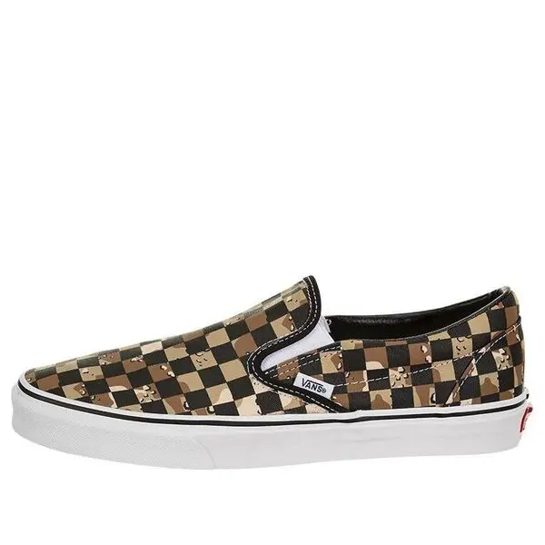 VANS Camo Desert Checkerboard Classic Slip-on - Blackbrown