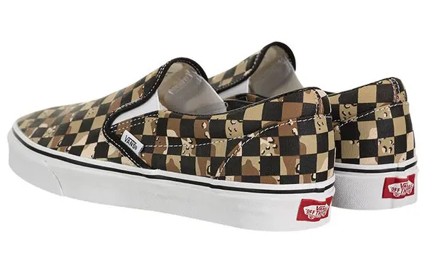 VANS Camo Desert Checkerboard Classic Slip-on - Blackbrown