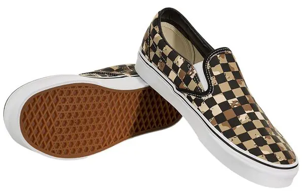 VANS Camo Desert Checkerboard Classic Slip-on - Blackbrown