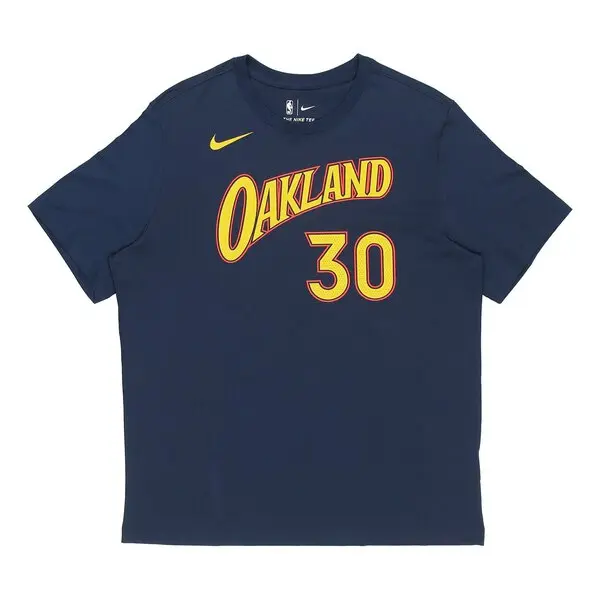 Nike Golden State Warriors Stephen Curry Retro Basketball Jersey T-shirt - Black