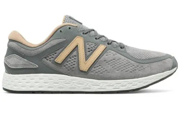 NEW BALANCE Fresh Foam Zante Suede Athletic Sneakers - Grey