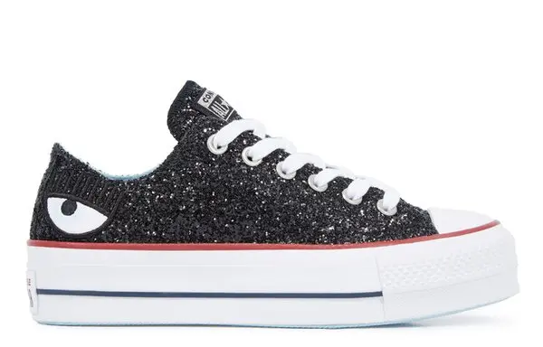 CONVERSE Chiara Ferragni X Chuck Taylor All Star Lift Ox Glitter Sneakers