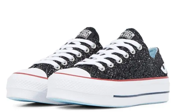 CONVERSE Chiara Ferragni X Chuck Taylor All Star Lift Ox Glitter Sneakers