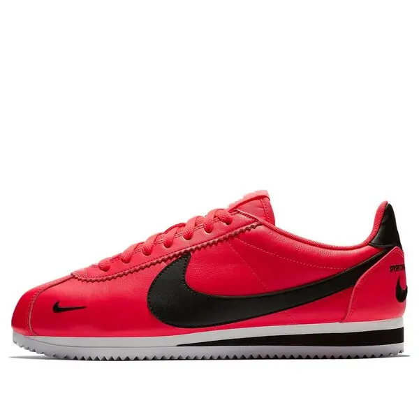 Nike Cortez Premium Sneakers - Red/black