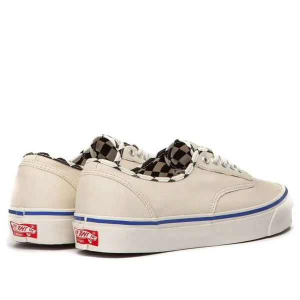 VANS Og Authentic Lx "inside Out Checkerboard" Sneakers - White/black/blue