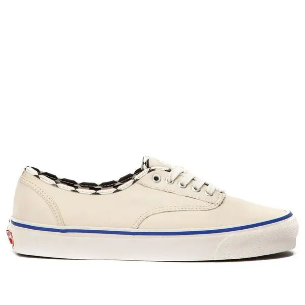 VANS Og Authentic Lx "inside Out Checkerboard" Sneakers - White/black/blue
