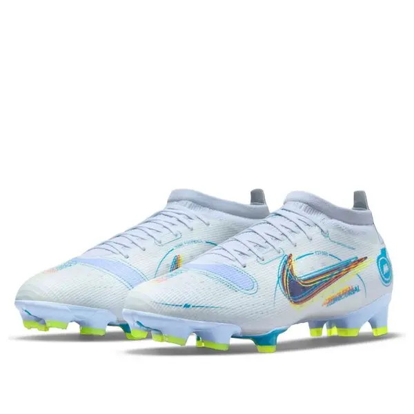 Nike Mercurial Vapor 14 Pro Fg Football Boots - Grey/black/blue