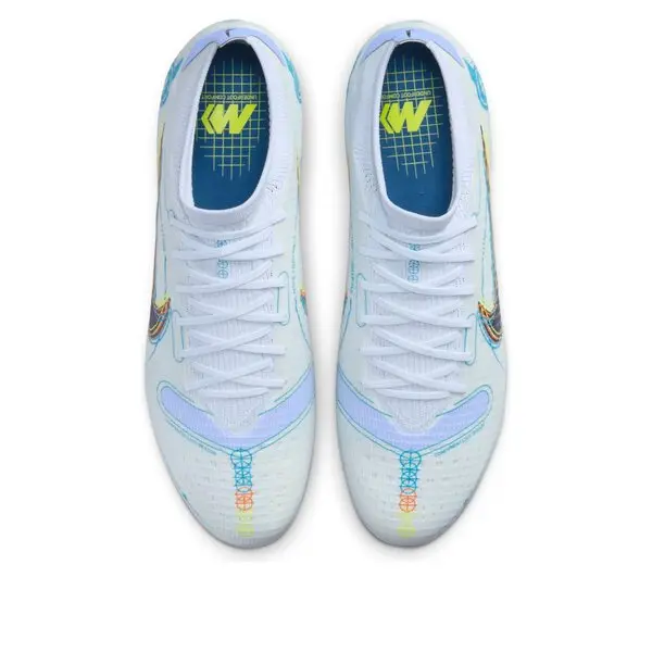 Nike Mercurial Vapor 14 Pro Fg Football Boots - Grey/black/blue