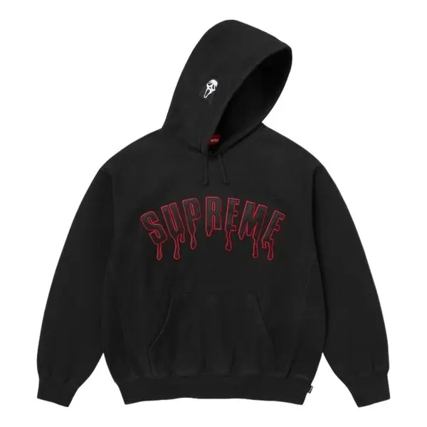 Supreme X Ghostface Ss26 Arc Hooded Sweatshirt - Black