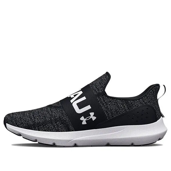 Under Armour Surge 3 Slip Sneakers - Black/white