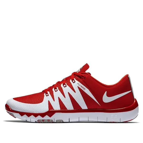 Nike Free Trainer 5.0 V6 Amp "ohio State" Athletic Sneakers - White/red