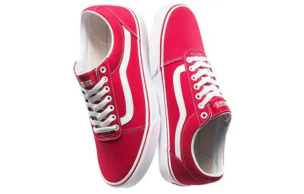 VANS Ward Low Top Sneakers - Red