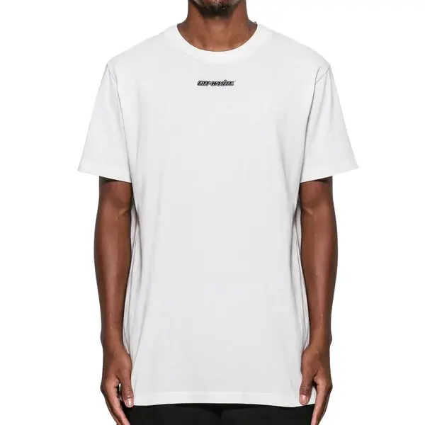 Off-White Marker Short-sleeve Slim Tee /blue