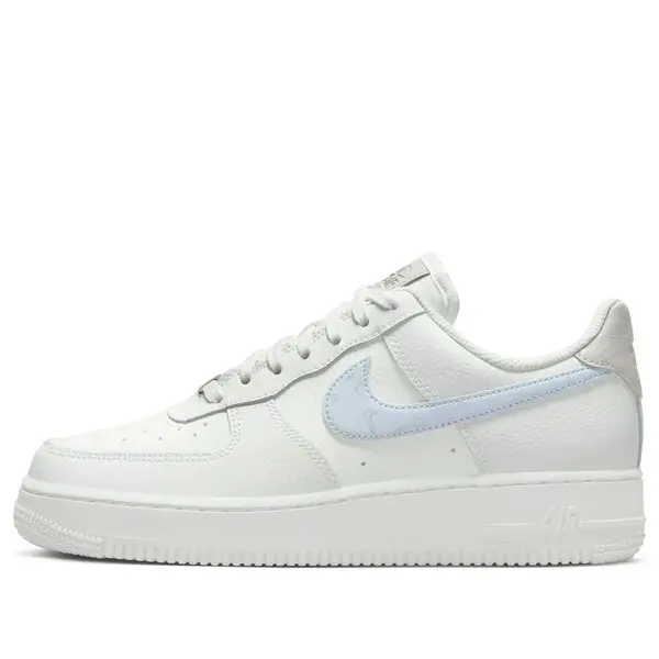 Nike Force 1 '07 "reflective Mini Swoosh" Sneakers - White/blue