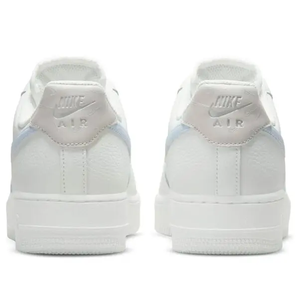 Nike Force 1 '07 "reflective Mini Swoosh" Sneakers - White/blue