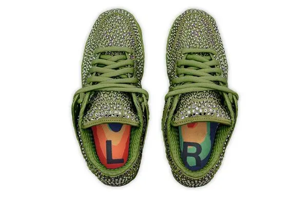 Nike Cactus Plant Flea Market X Swarovski X Dunk Low "spiral Sage