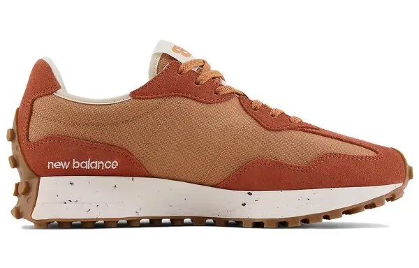 NEW BALANCE 327 Low Top Sneakers - Brown/orange