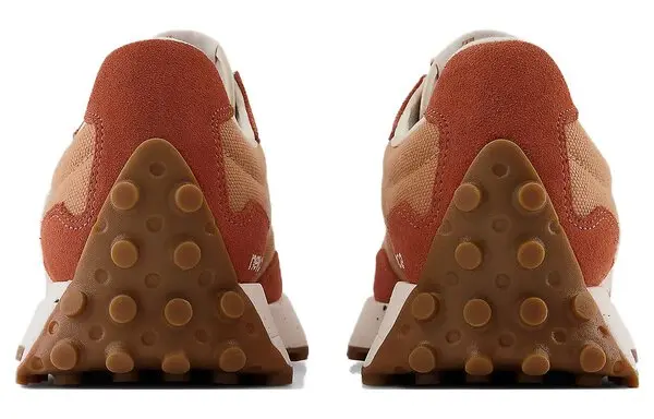 NEW BALANCE 327 Low Top Sneakers - Brown/orange
