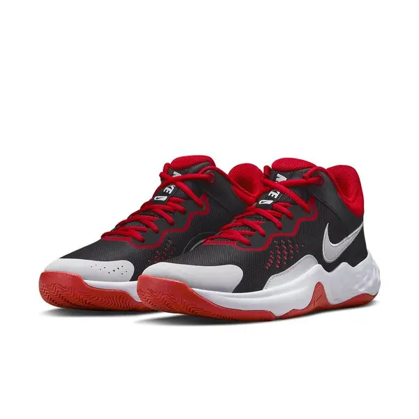 Nike Fly.by Mid 3 Basketball Sneakers - Black/white/red