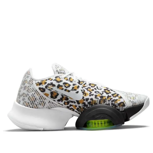 Nike Zoom Superrep 2 Leopard Print Athletic Sneakers - White/volt/chutney