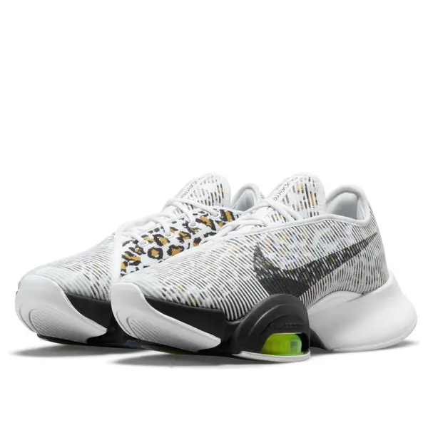 Nike Zoom Superrep 2 Leopard Print Athletic Sneakers - White/volt/chutney