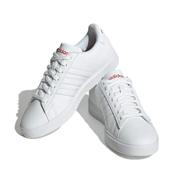 Adidas Grand Court Cloudfoam Floral Embroidery Sneakers