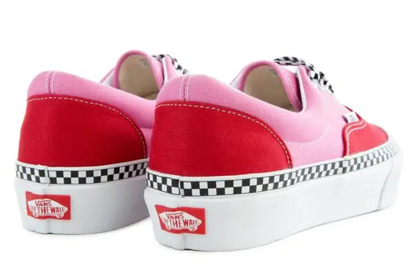 VANS Era Platform '2-tone' Sneakers - Pinkred
