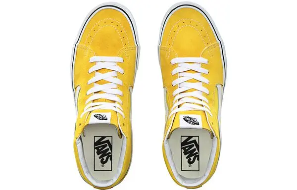 VANS Sk8-hi "vibrant " High Top Sneakers - Yellow