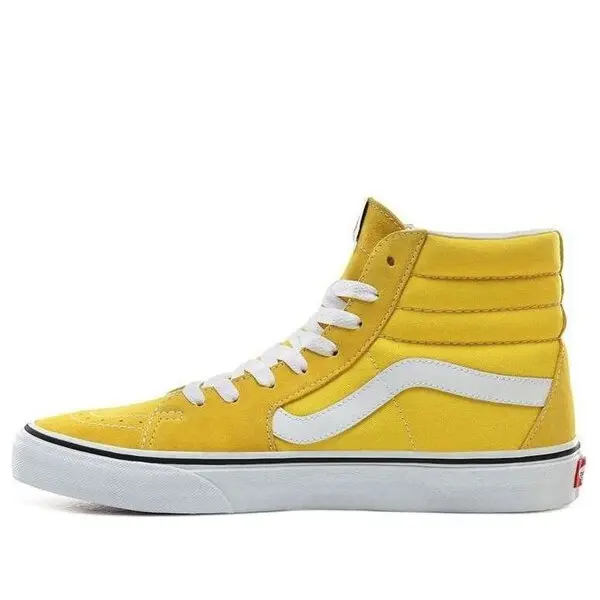 VANS Sk8-hi "vibrant " High Top Sneakers - Yellow