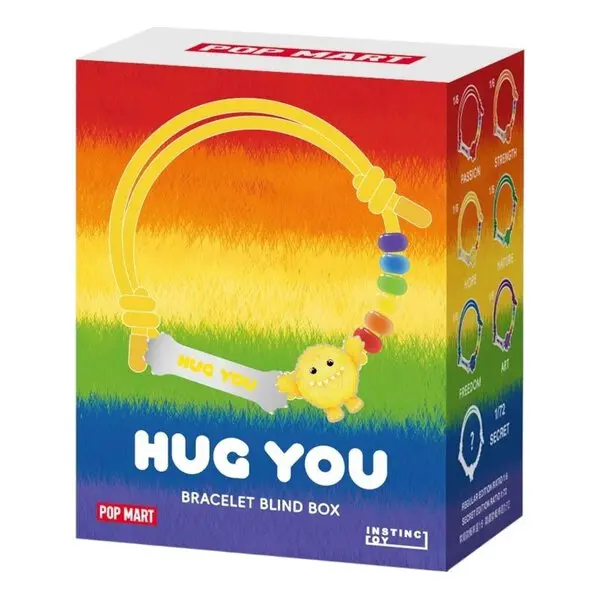 POP MART Instinctoy Hugging You Bracelet Blind Box - Multi-color