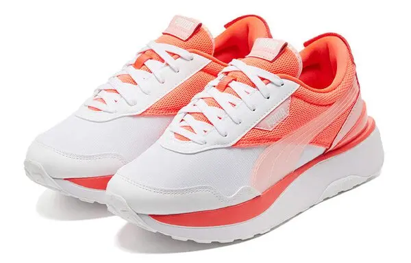 PUMA Cruise Rider Ocean Road Sneaker - White/red