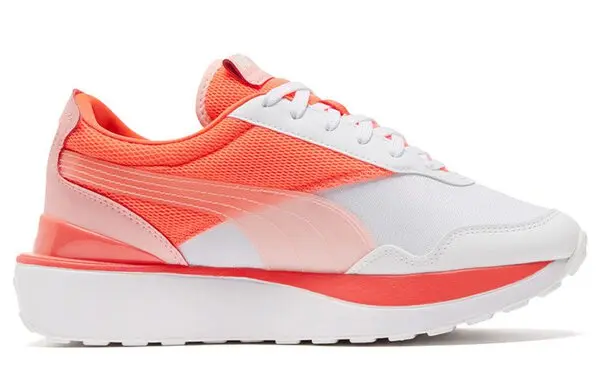 PUMA Cruise Rider Ocean Road Sneaker - White/red