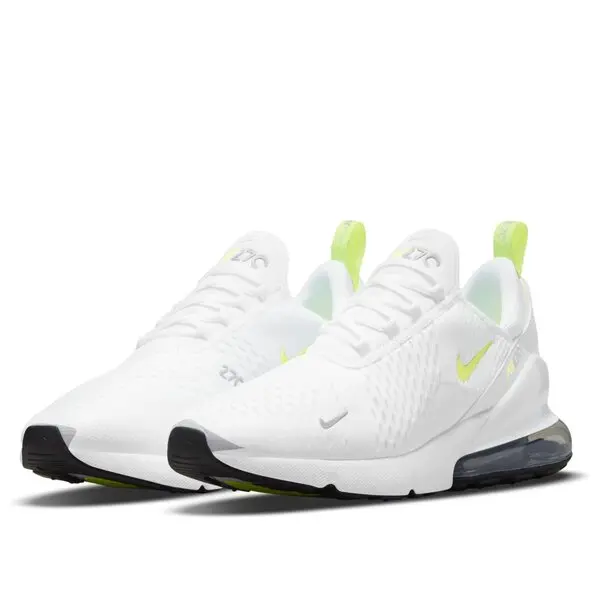 Nike Max 270 Athletic Sneakers - White/green