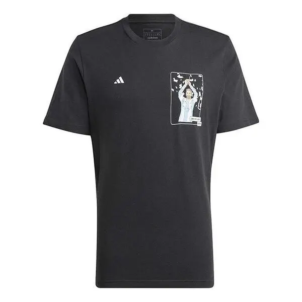 Adidas Messi Football Icon Graphic Tee - Black