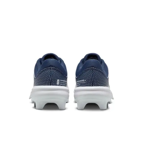 Nike Hyperdiamond 4 Pro Mcs Athletic Cleats - Midnight Navy/white/volt