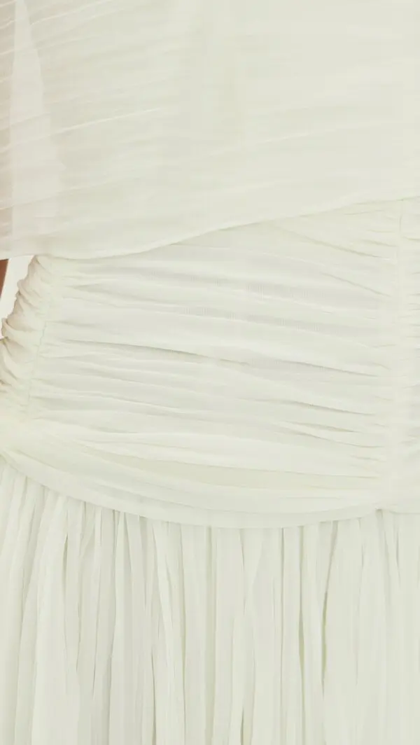 Simkhai Dani Bustier Gown With Cape