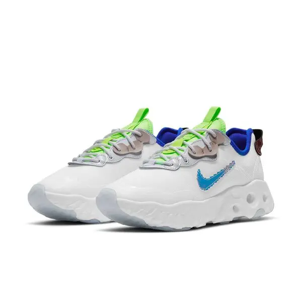 Nike React Art3mis Se "pixel Swoosh" Sneakers - Whitegreen