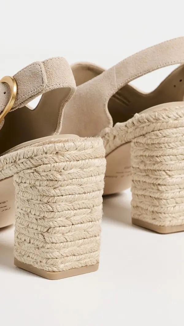 Rag & Bone Gigi Suede Espadrille Block Heel Sandals - Icmsd