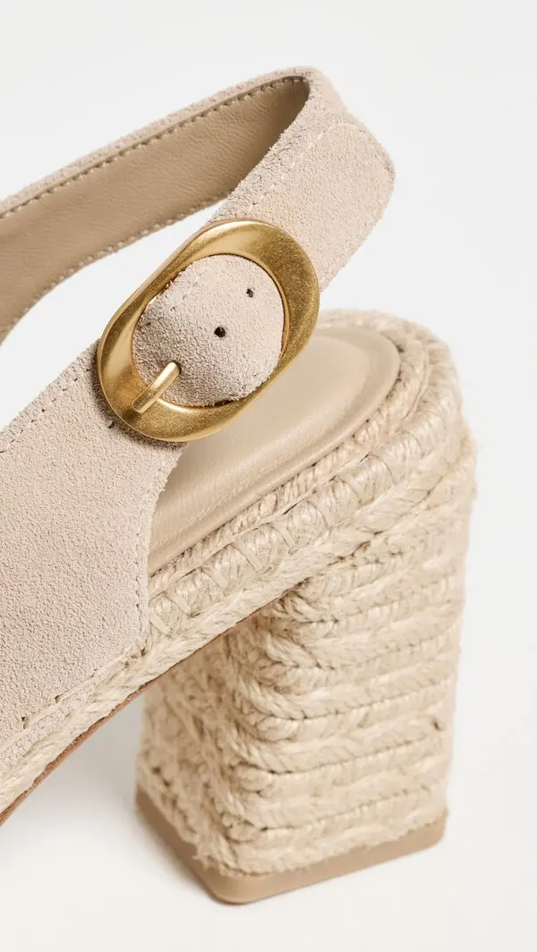 Rag & Bone Gigi Suede Espadrille Block Heel Sandals - Icmsd