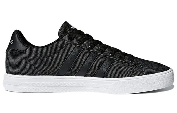 Adidas Daily 2.0 Denim Low-top Sneakers - Black