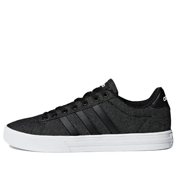 Adidas Daily 2.0 Denim Low-top Sneakers - Black