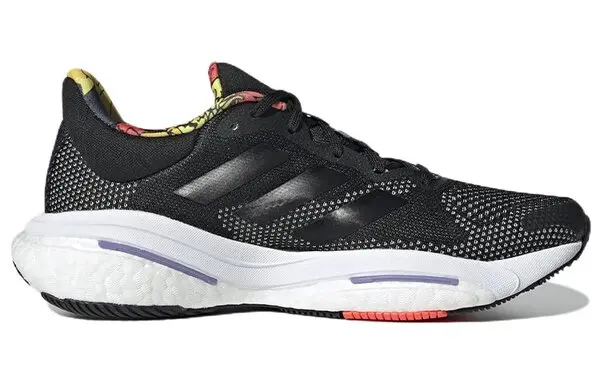 Adidas Solarglide Floral Running Shoes - Black