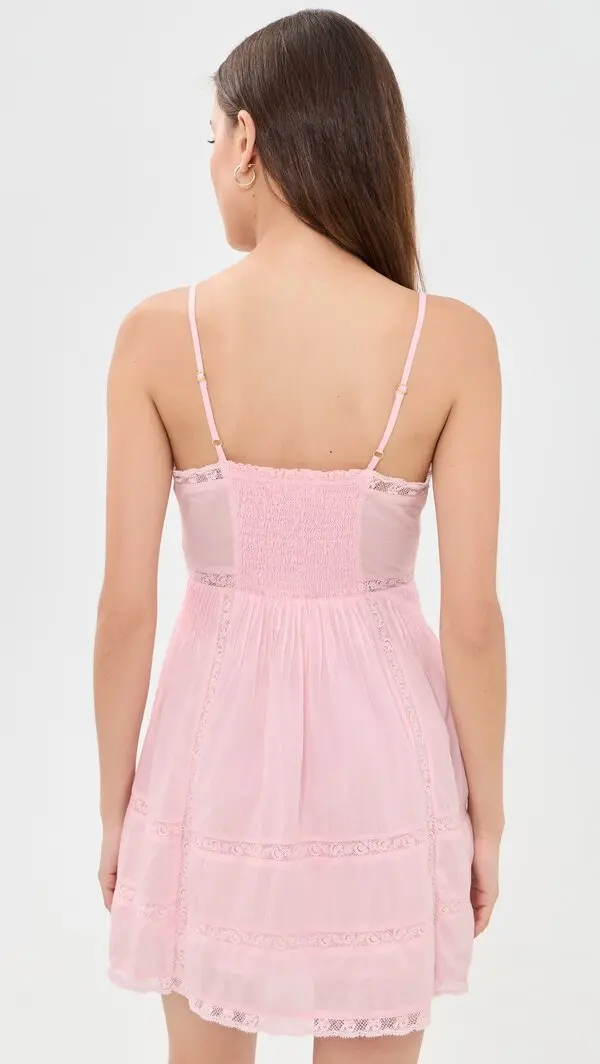 LoveShackFancy Docila Dress - Pink
