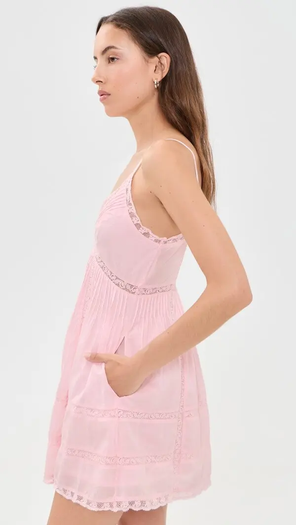 LoveShackFancy Docila Dress - Pink