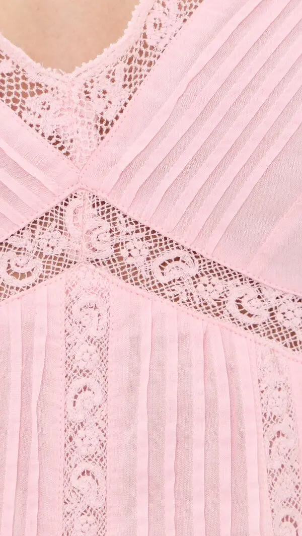 LoveShackFancy Docila Dress - Pink