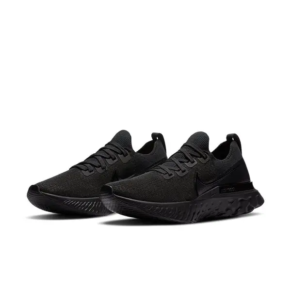 Nike React Infinity Run Flyknit Sneakers - Black